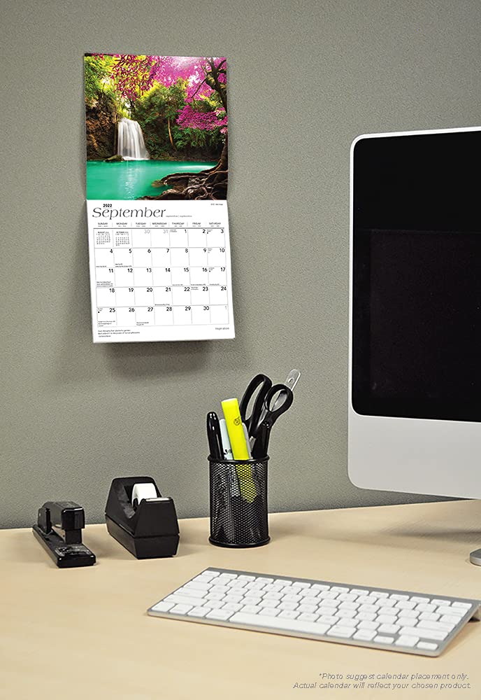 Thich Nhat Hanh 2022 7 x 7 Inch Monthly Mini Wall Calendar by Brush Dance, Zen Peace Spiritual Leader