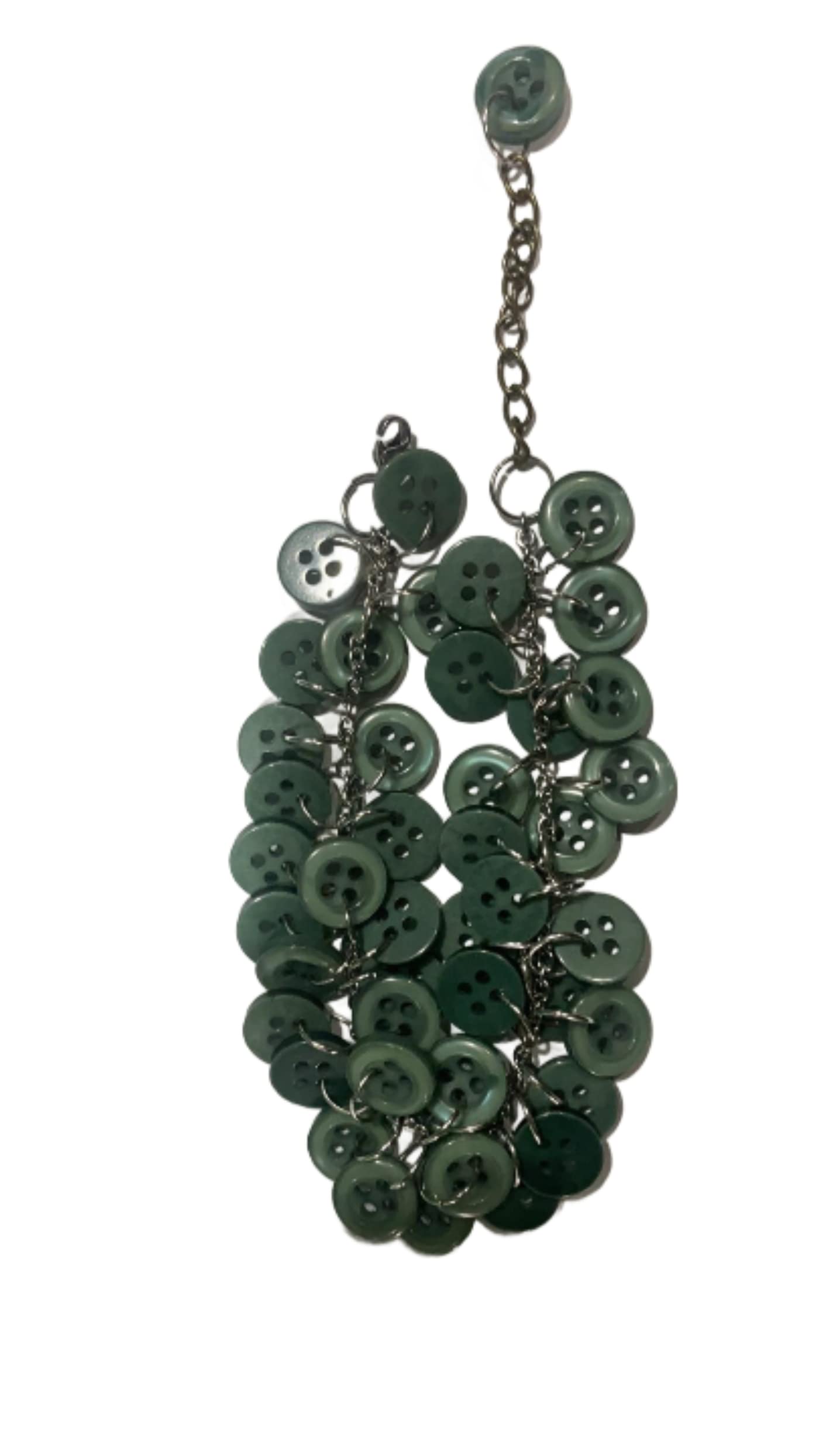 Vintage Button Bracelet for Woman, Charm Button Bracelet Handmade, Adjustable, Antique jewelry, Gift for Her