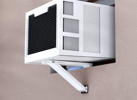 Universal Window Air Conditioner Bracket Universal AC Window Support Bracket - Heavy Duty Support Up to 165 lbs, 5,000 to 22,000 BTU AC Units