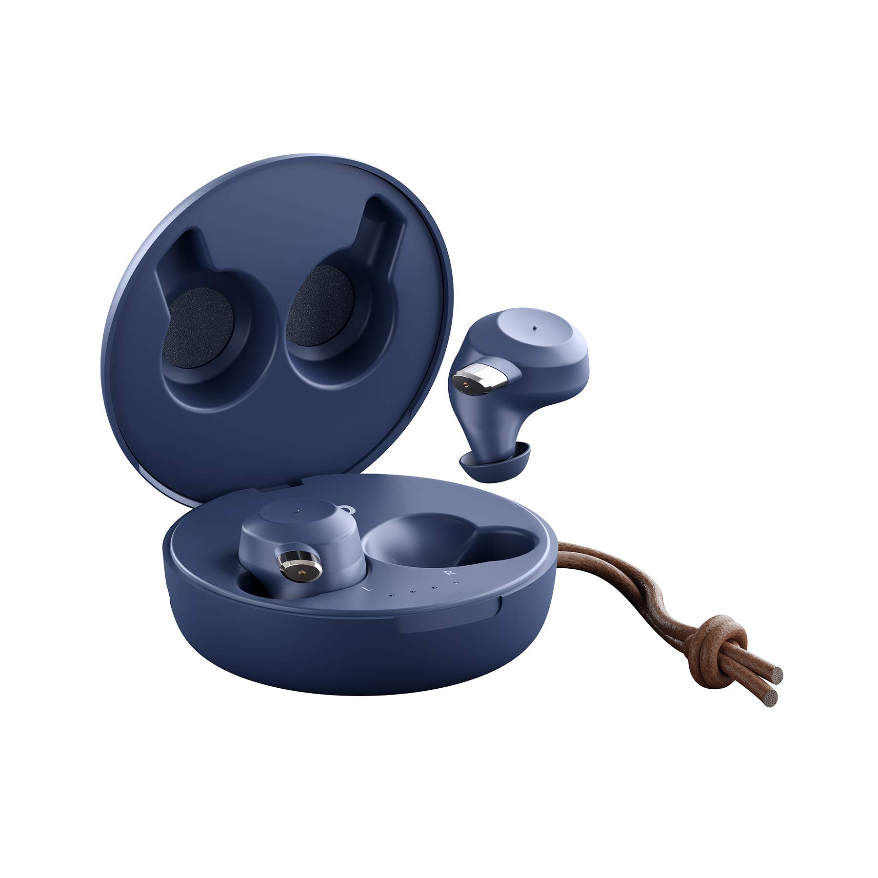 Sudio Fem True Wireless Earbuds - IPX 5 (Splash/Rain/Sweat Proof), 20h Play Time, 4 Microphone System, Graphene Driver, Compatible with Android and iOS (Classic Blue)