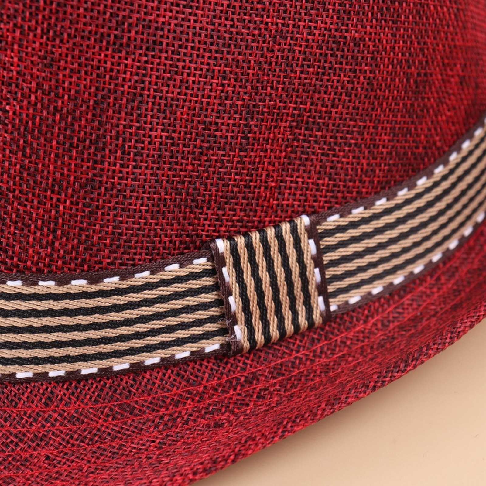 Toddler Boys Girls Sunscreen Hat Summer Bow Sun Hat Hat Braided Hat Beach Hat Sun Hat Boys Winter Hat (Khaki, One Size)