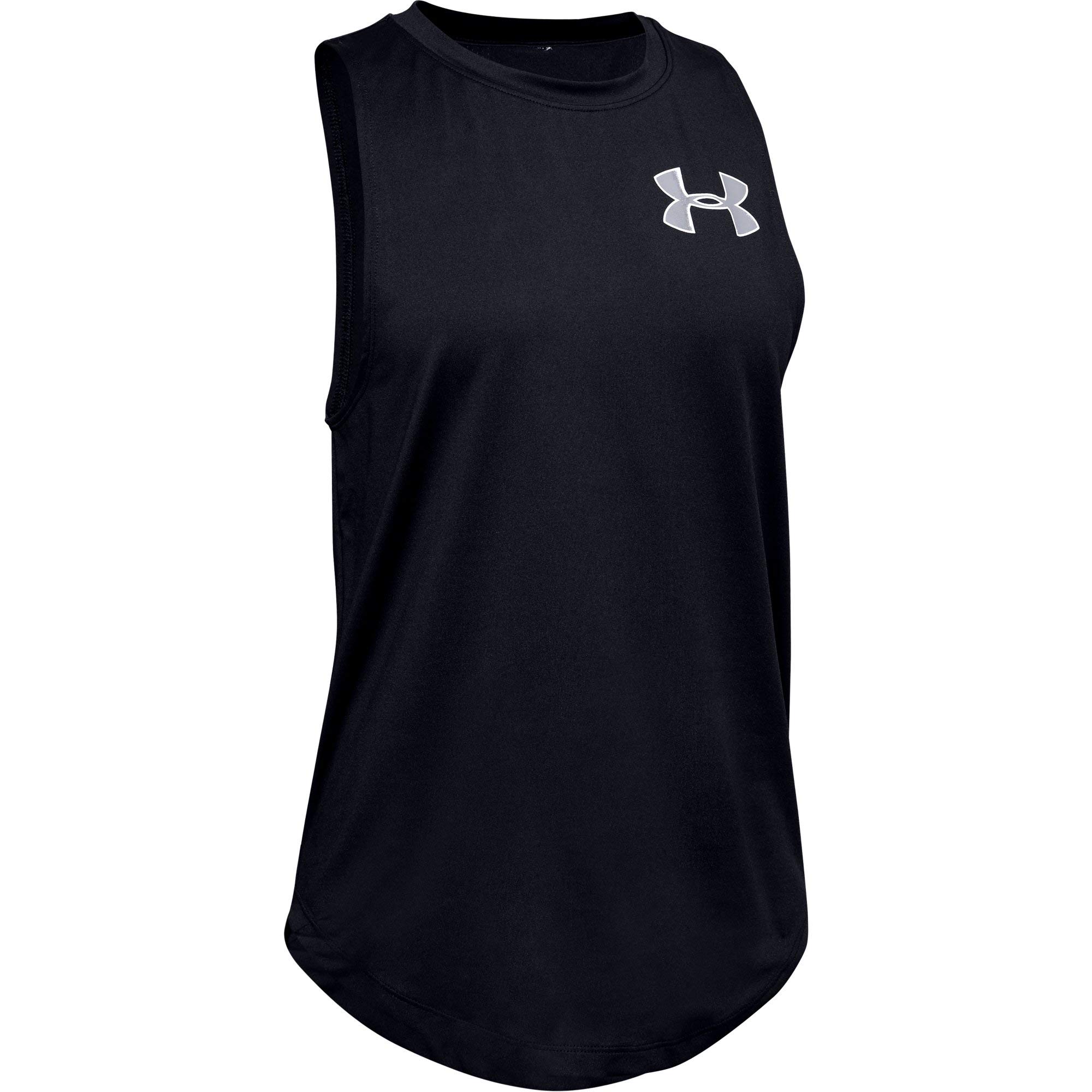 Under Armour Girls' HeatGear® Armour Tank YSM Black