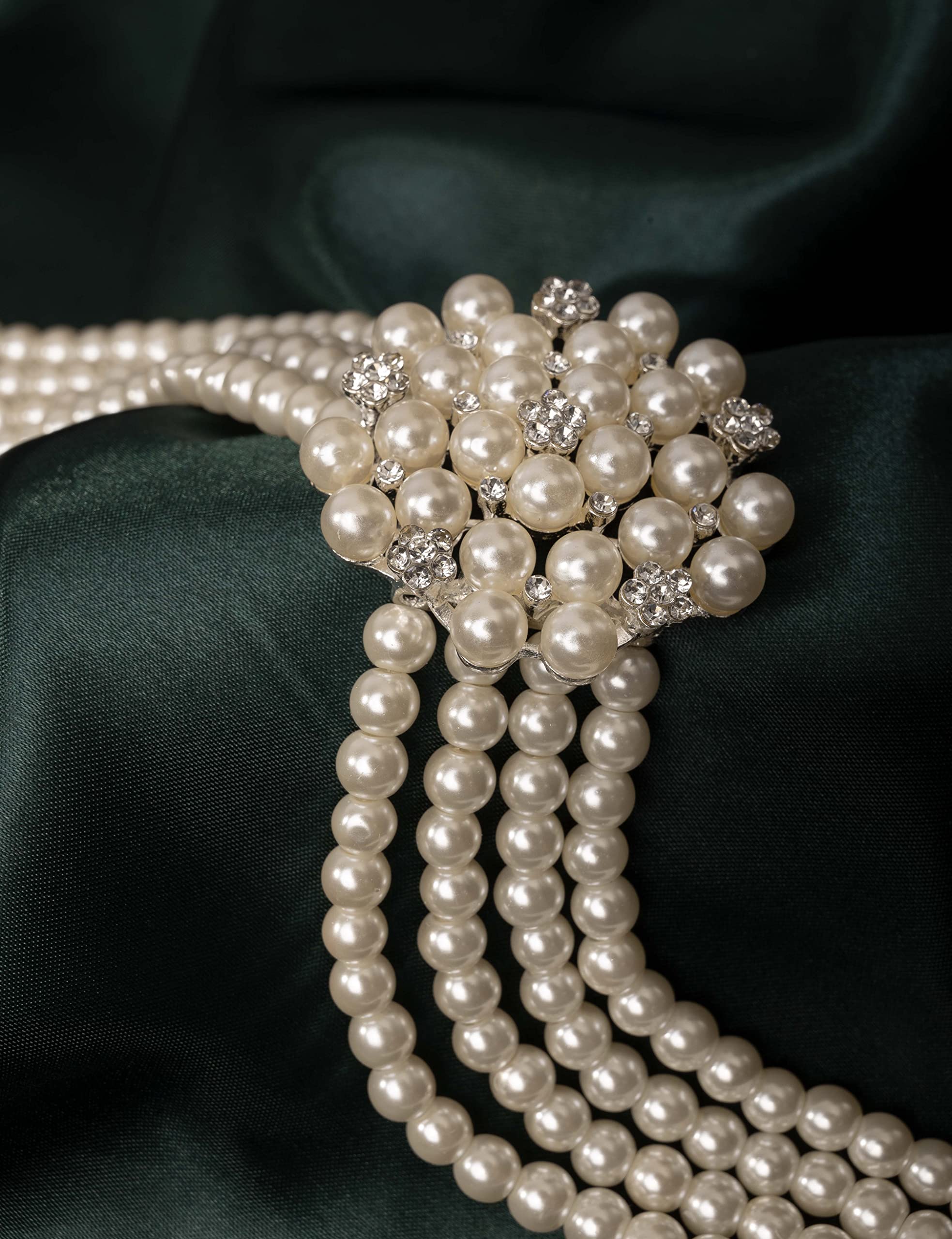 Zivyes Audrey Hepburn Holly Golightly Breakfast at Tiffanys Costume Accessory Necklace Gloves Holder