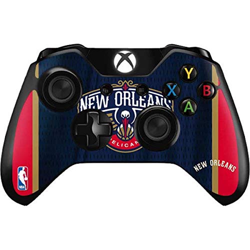 Skinit Decal Gaming Skin compatible with Xbox One Controller - Officially Licensed NBA New Orleans Pelicans Jersey Design