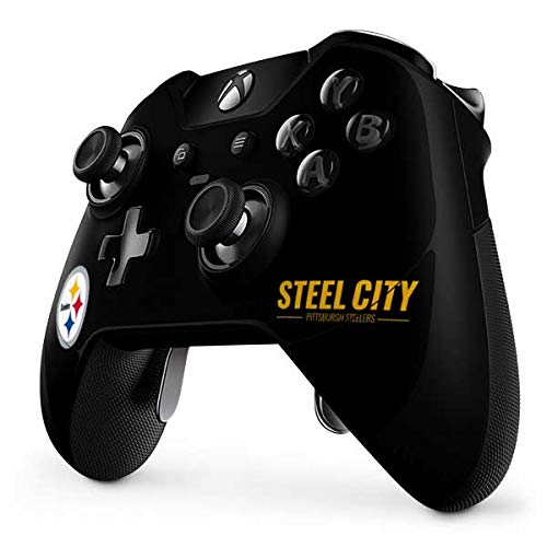 Skinit Decal Gaming Skin Compatible with Xbox One Elite Controller - Officially Licensed NFL Pittsburgh Steelers Team Motto Design