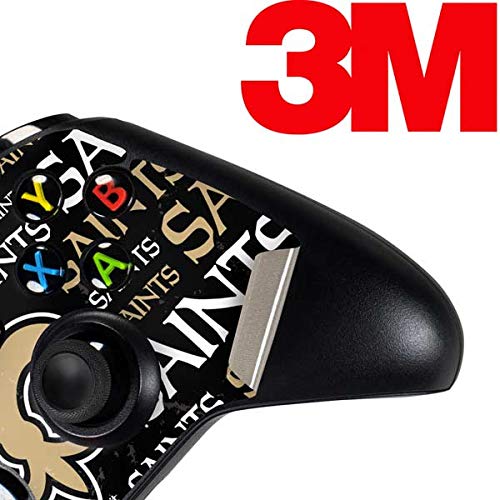 Skinit Decal Gaming Skin Compatible with Xbox One Controller - Officially Licensed NFL New Orleans Saints Black Blast Design