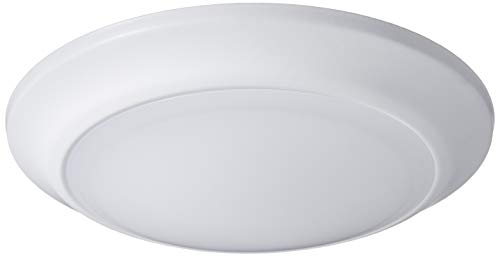 Westinghouse 6322900 Large LED Indoor/Outdoor Dimmable Surface Mount Wet Location, White Finish with Frosted Lens