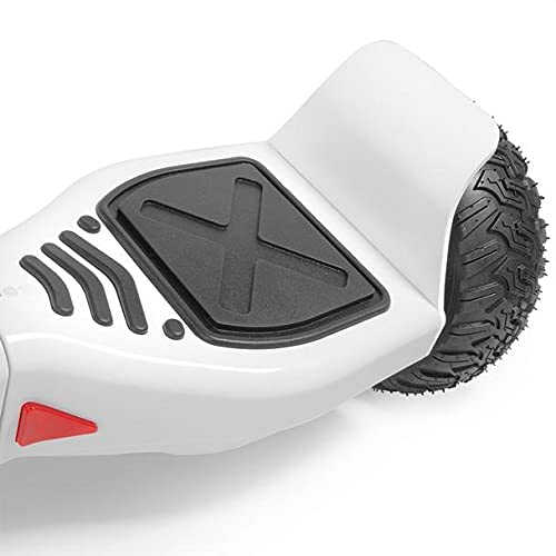 XPRIT 8.5'' All Terrain Off-Road Hoverboard w/Bluetooth Speaker, LED Lights, UL2272 Certified (WHITE)