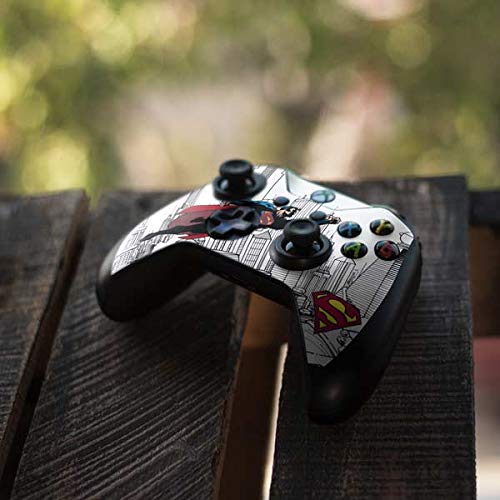 Skinit Decal Gaming Skin compatible with Xbox One S Controller - Officially Licensed Warner Bros Flying Superman Design