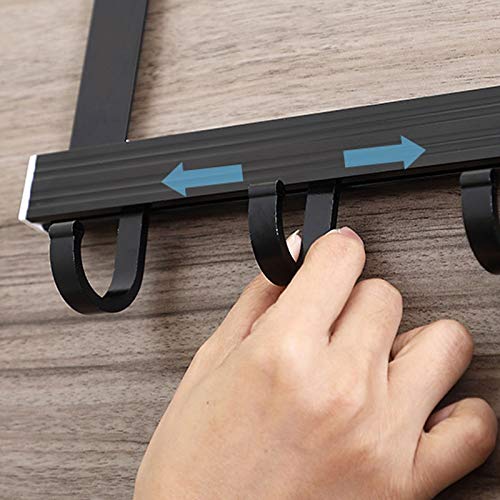 ZILZAL Metal Hooks for Hanging Movable Hook Behind The Punch-Free Door, Coat Hook on The Door, Hat on The Wall, Clothes Hanger, Wall Shelf Shelf