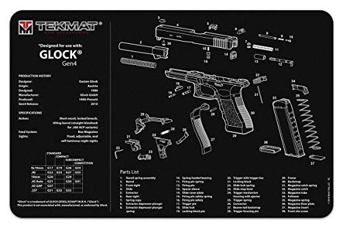 TekMat TEK-R17-GLOCK-G4-TEK, Multi, One Size,Black