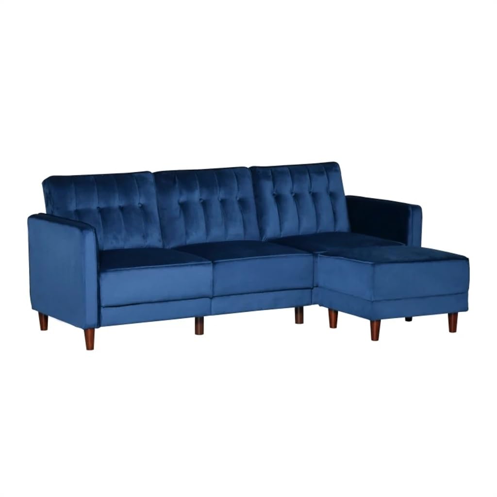 WXBDD Sofa Reversible Modular Set Velvet Touch Sofa Bed Quilt 85.75" W X 33.5" D X 33.75" H (Color : D, Size : As Shown)