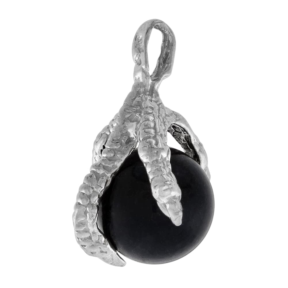 Sterling Silver Talon Pendant, 1 1/16 inch