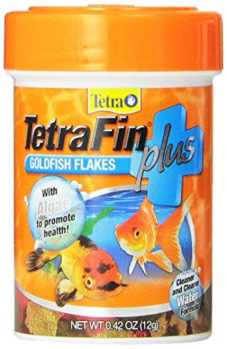 Tetra 77244 TetraFin PLUS Goldfish Flakes, 0.42-Ounce, 85 ml