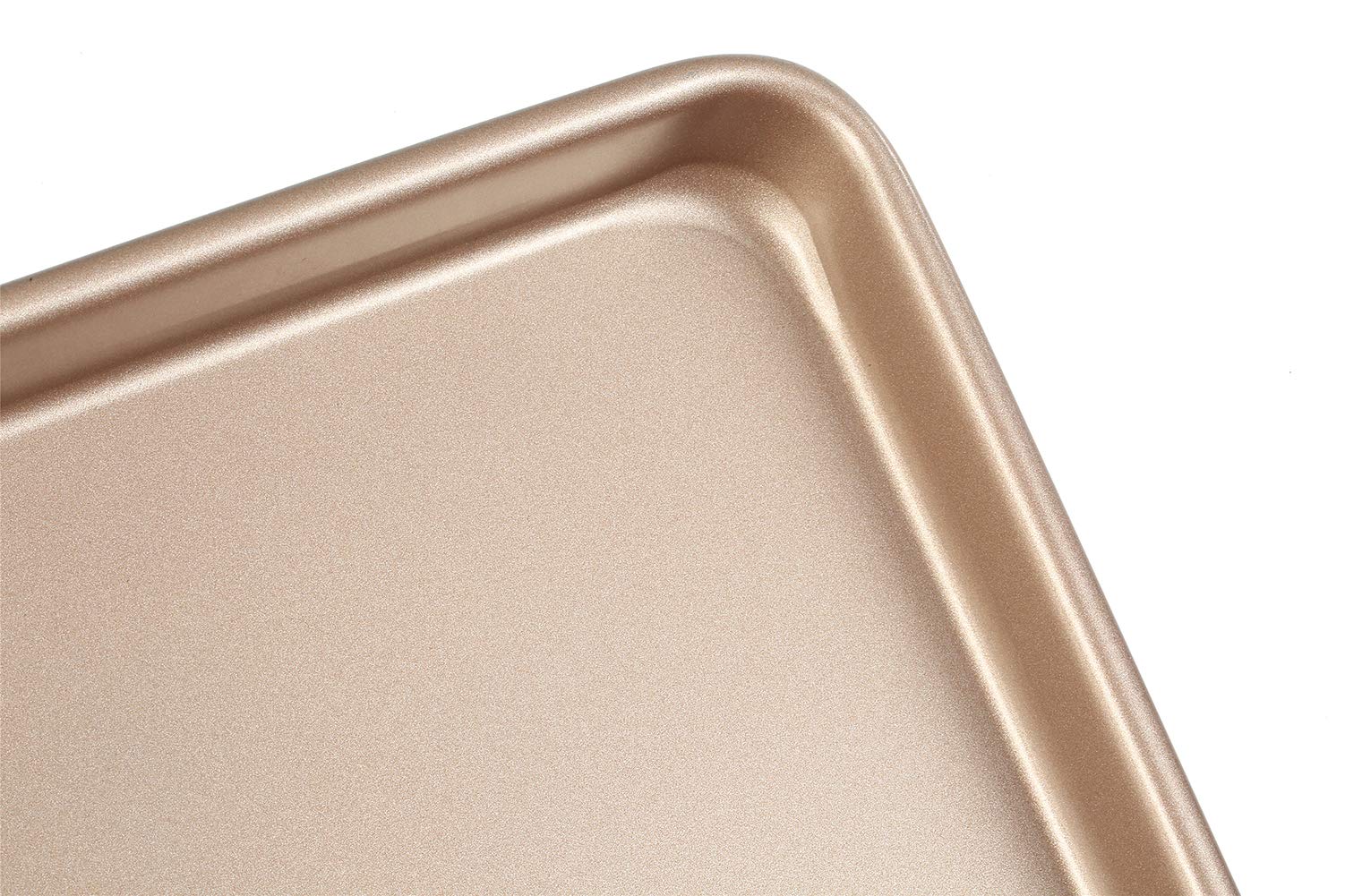 Walooza 11 Inch Baking Sheets Pan Nonstick Set of 2, Cookie Sheet Replacement Toaster Oven Tray,Deep Size 1 inch Bakeware, Non Toxic & Heavy Duty & Easy Clean