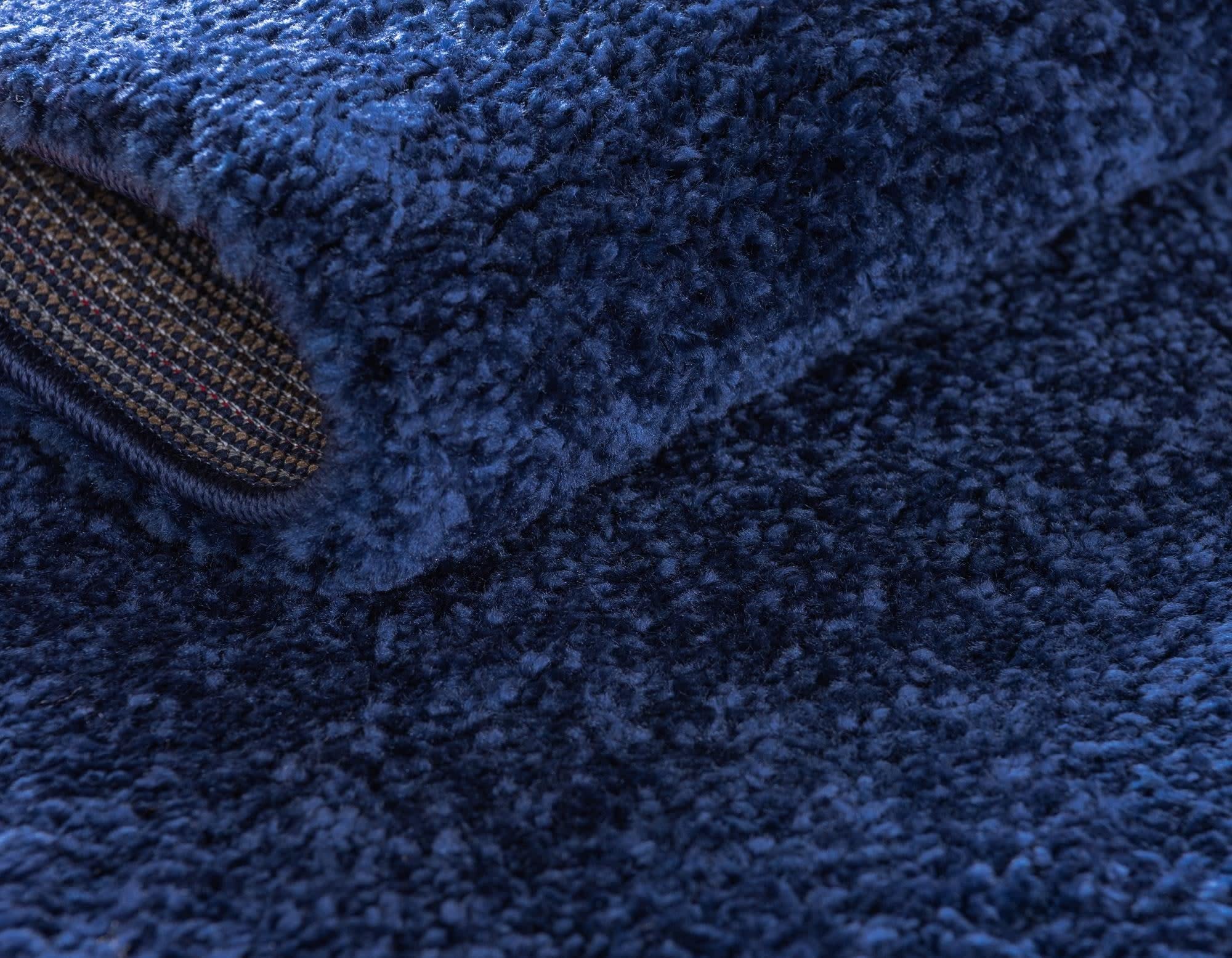 Unique Loom Solo Collection Area Rug - Calabasas (7' 1" x 10' Rectangle, Navy Blue)