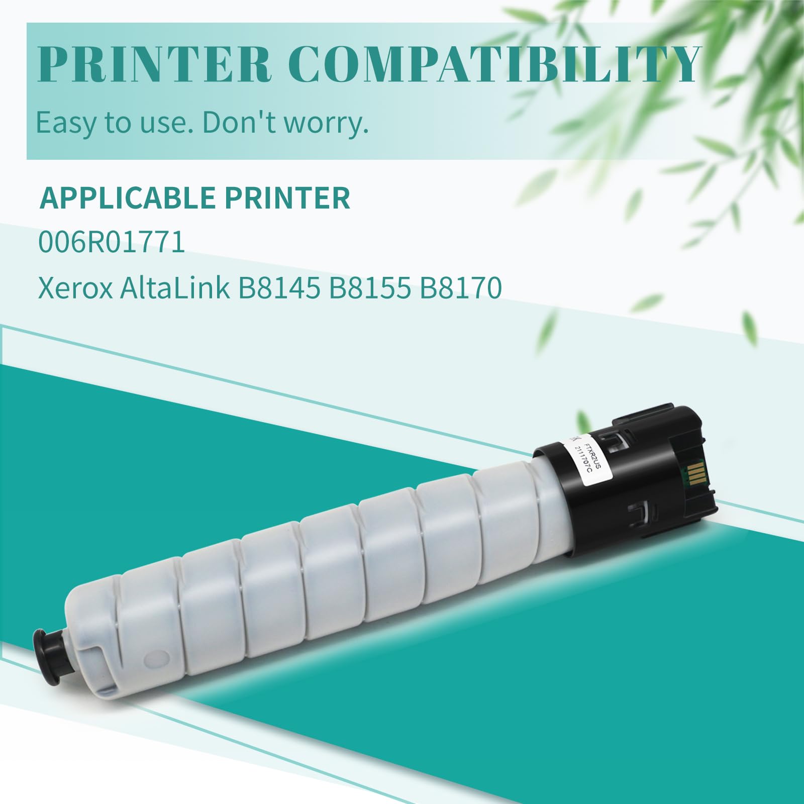 SAIDING 006R01771 Remanufactured B8145 B8155 B8170 Toner Cartridge Replacement for Xerox AltaLink B8145 B8155 B8170 Printer.(2 Black)