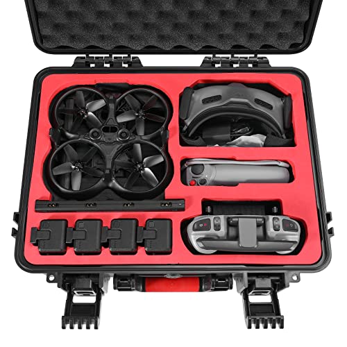 Skyreat Avata Case for DJI Avata Pro-View Combo(DJI Goggles 2) with FPV Controller, Waterpoof Hard Carrying Bag for DJI Avata Mini FPV Drone Accessories