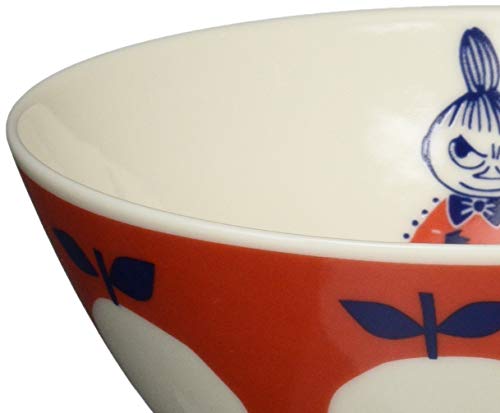 Yamaka Shoten MOOMIN MM032-312 Rice Bowl, Little My, Made in Japan, Red, 9.5 fl oz (280 ml)