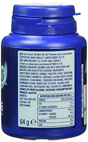 Wrigley's Airwaves Menthol And Eucalyptus Bottle, 64 g