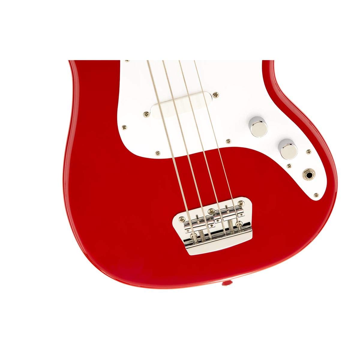 Squier Bullet Bronco Bass, Torino Red, Maple Fingerboard