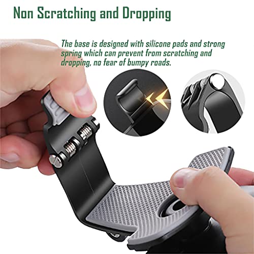 YAOKEEP Universal Car Phone Holder Mount,360 Degrees Rotation Dashboard Phone Mount [Upgrade Clip Never Fall],Cell Phone Car Mount for iPhone,Samsung,Google,Nokia,and 4 to 7" Smartphones