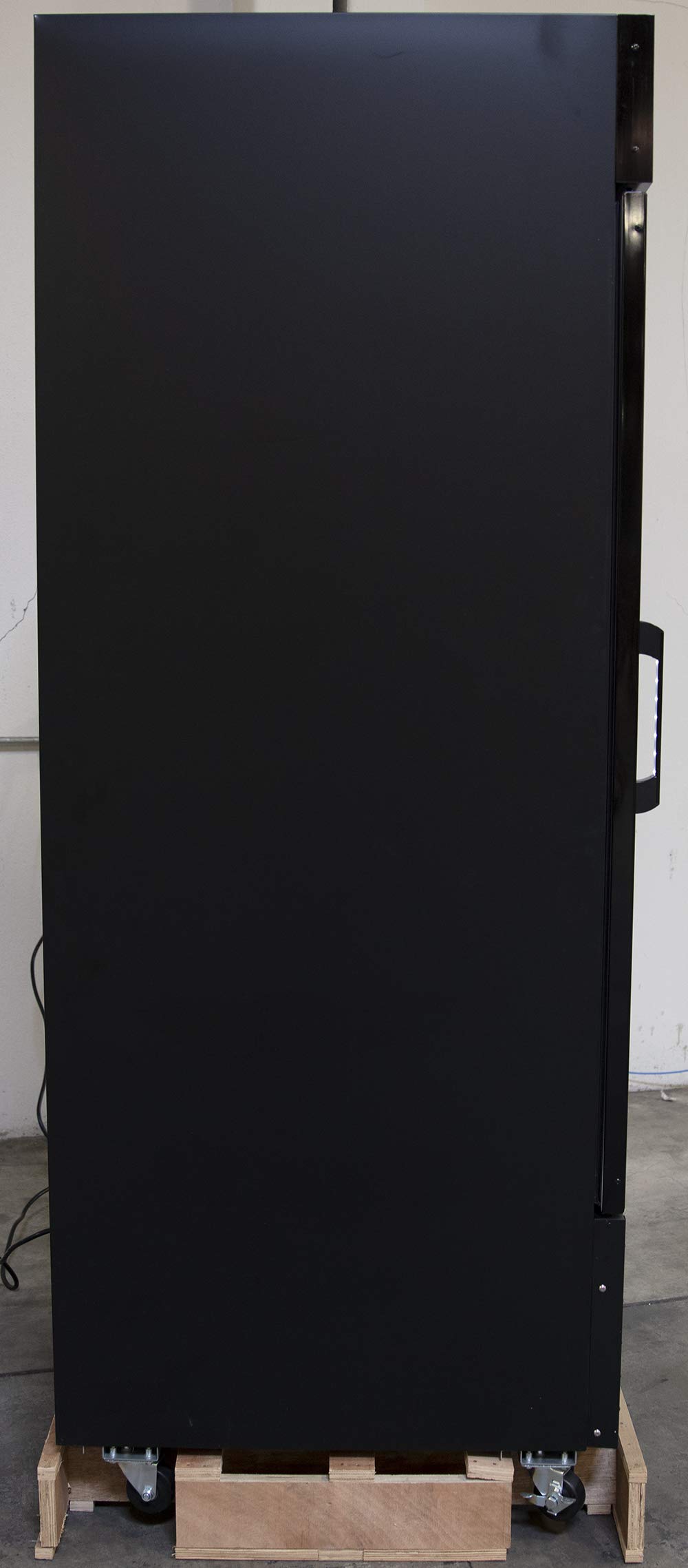 Vortex Refrigeration Commercial Grade Merchandiser Freezer with 2 Fog Resistant Glass Door, 45 Cubic Feet, Black