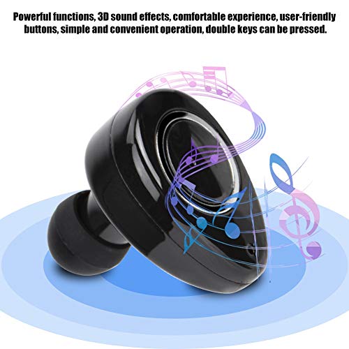 V BESTLIFE Bluetooth Earphone,Mini Wireless Dual Ear 3D Surround Stereo Sound Headset Noise Cancelling Support Multi-Point Connection