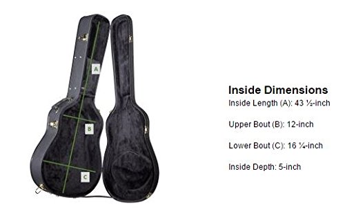 Yamaha FG820 12-String Acoustic Guitar and Yamaha AG1-HC Hard Case Dreadnought Acoustic Guitar Case