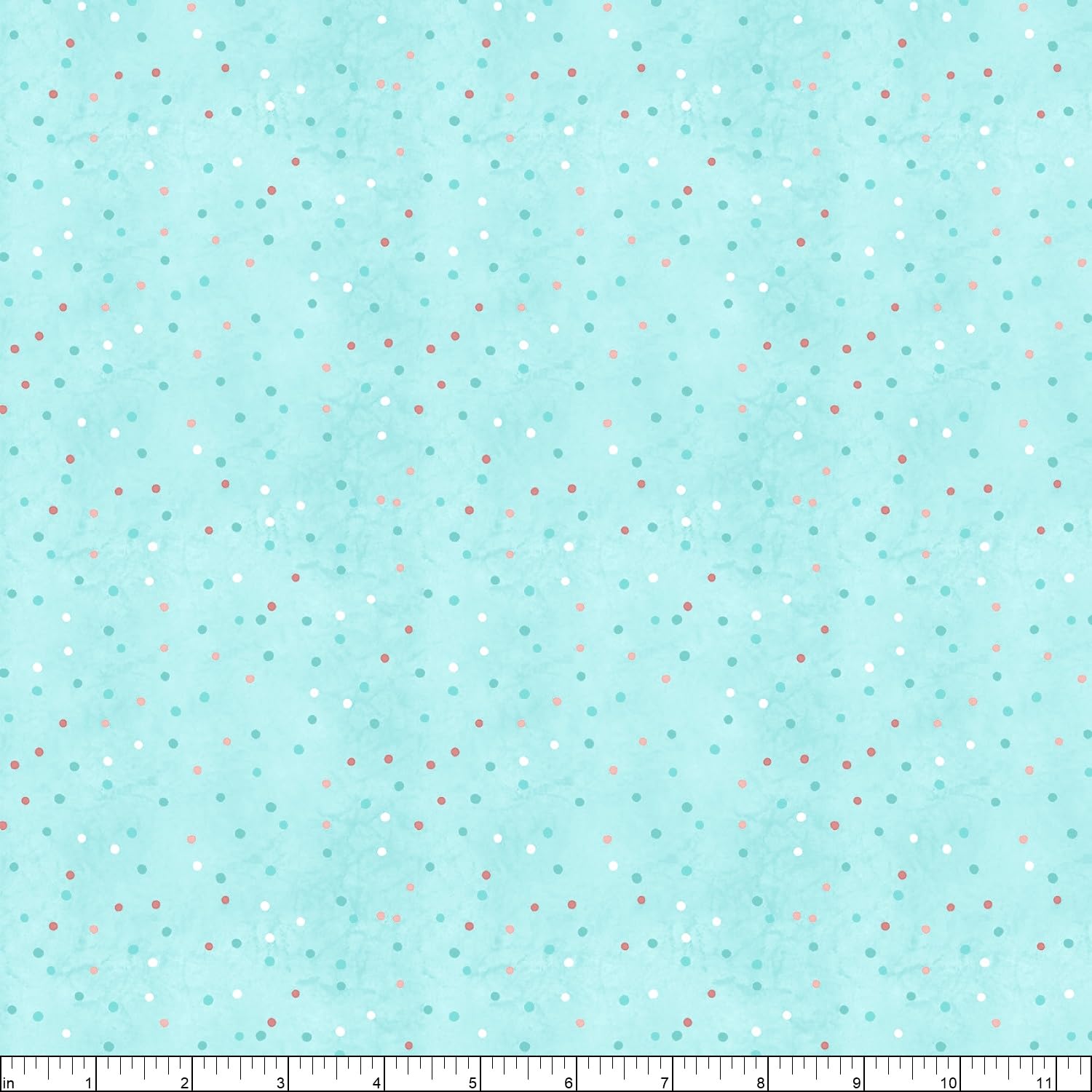 Wilmington Prints Frosty Merry Mints Dots, Fabric by The Yard (Teal)