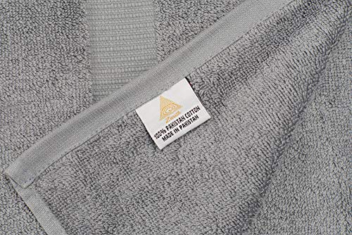 Zenith Luxury Bath Sheets Towels for Adults - Extra Large Bath Towels Set 40X70 Inch, 600 GSM, Oversized Bath Towels Cotton, Bath Sheets, XL Towel 100% Cotton. (2 Pieces,Charcoal)