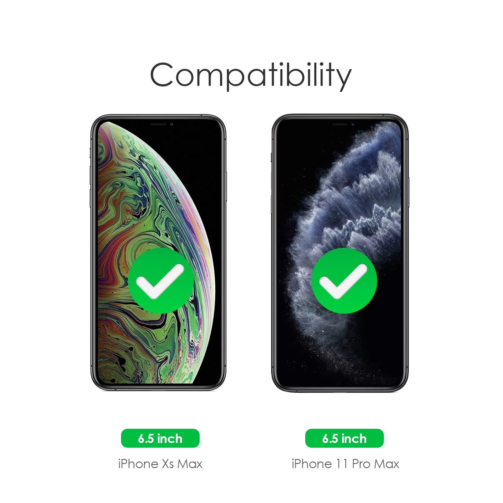 VectorTech Screen Protector for iPhone 11 Pro Max/iPhone Xs Max 3 Pack 6.5 Inch 2019/2018 Release Case Friendly Tempered Glass