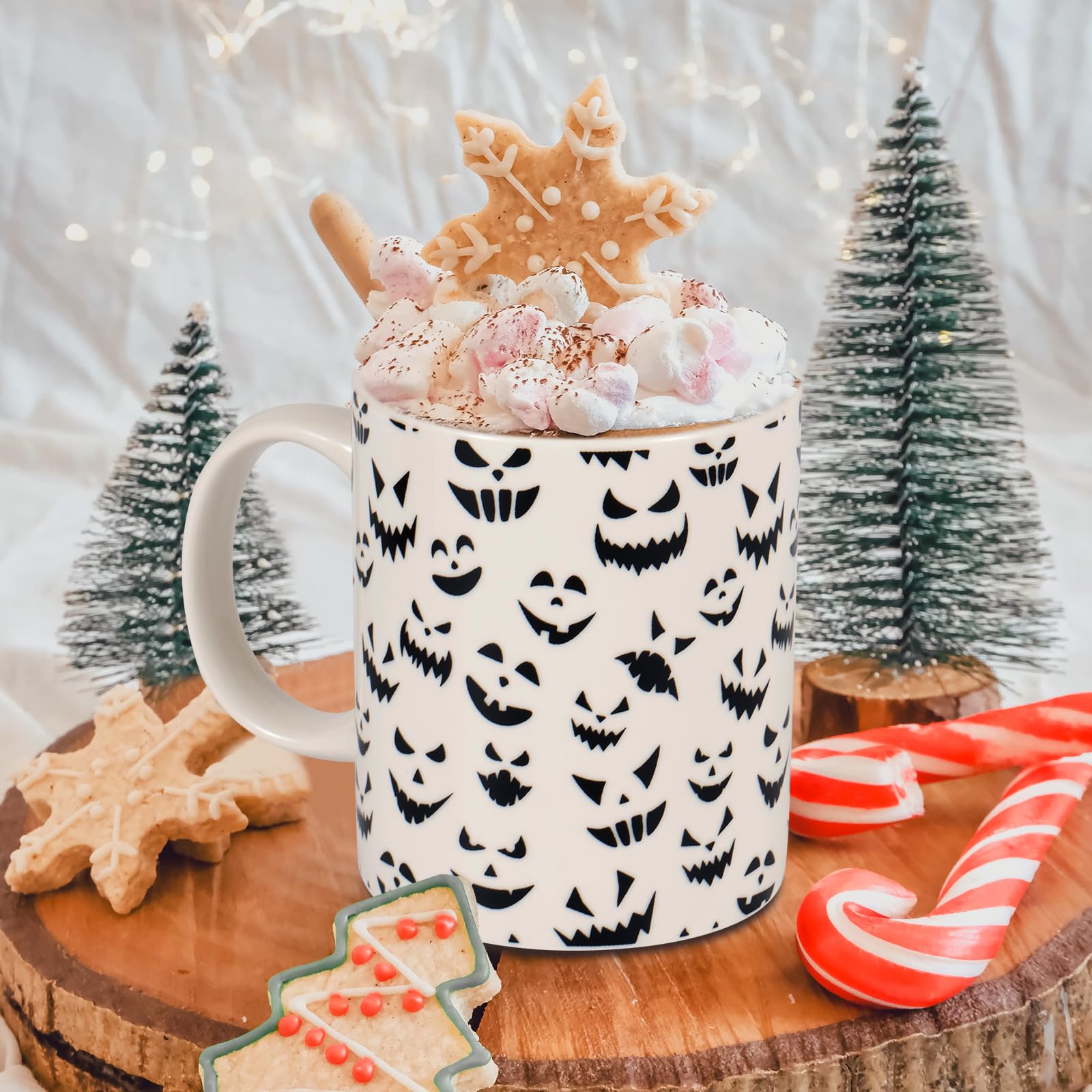 XMQINSHANMEI 11 oz Ceramic Mug Coffee Mugs Cute Printing Cups Perfect Coffee and Tea Cup