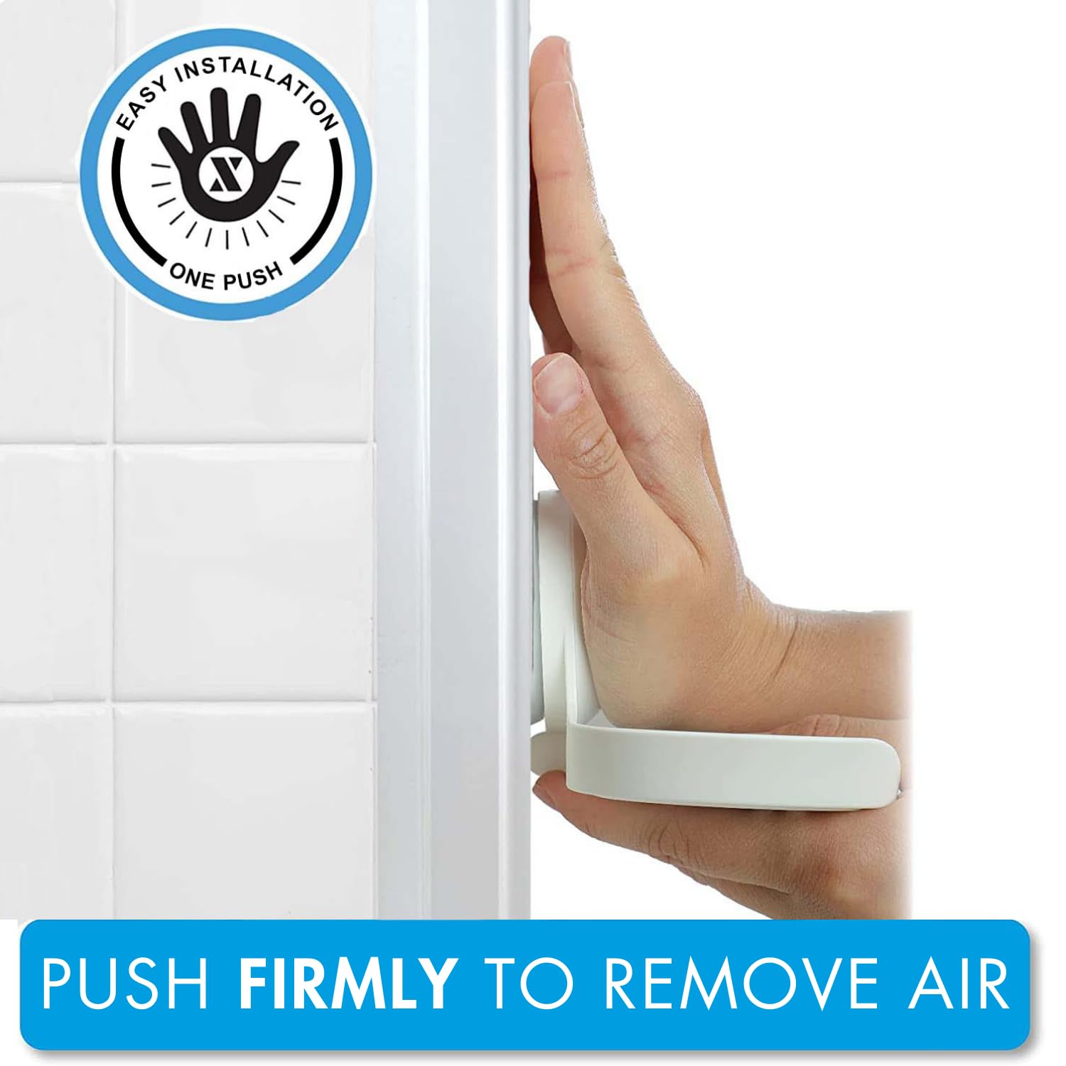 SlipX Solutions Patented Strong Hold Soap Saver, Suction Cup Soap Holder, Must Have Universal Kitchen & Bathroom Shower Accessories, White