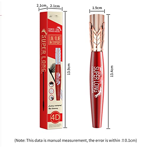 Yanquina Mascara, Yanqina Super Long Mascara, 4D Waterproof And Sweat Proof Mascara-Super Long Luxurious Mascara, 4D Long Curling Hold Makeup Mascara, 4D Stereo Lengthening Mascara (2)