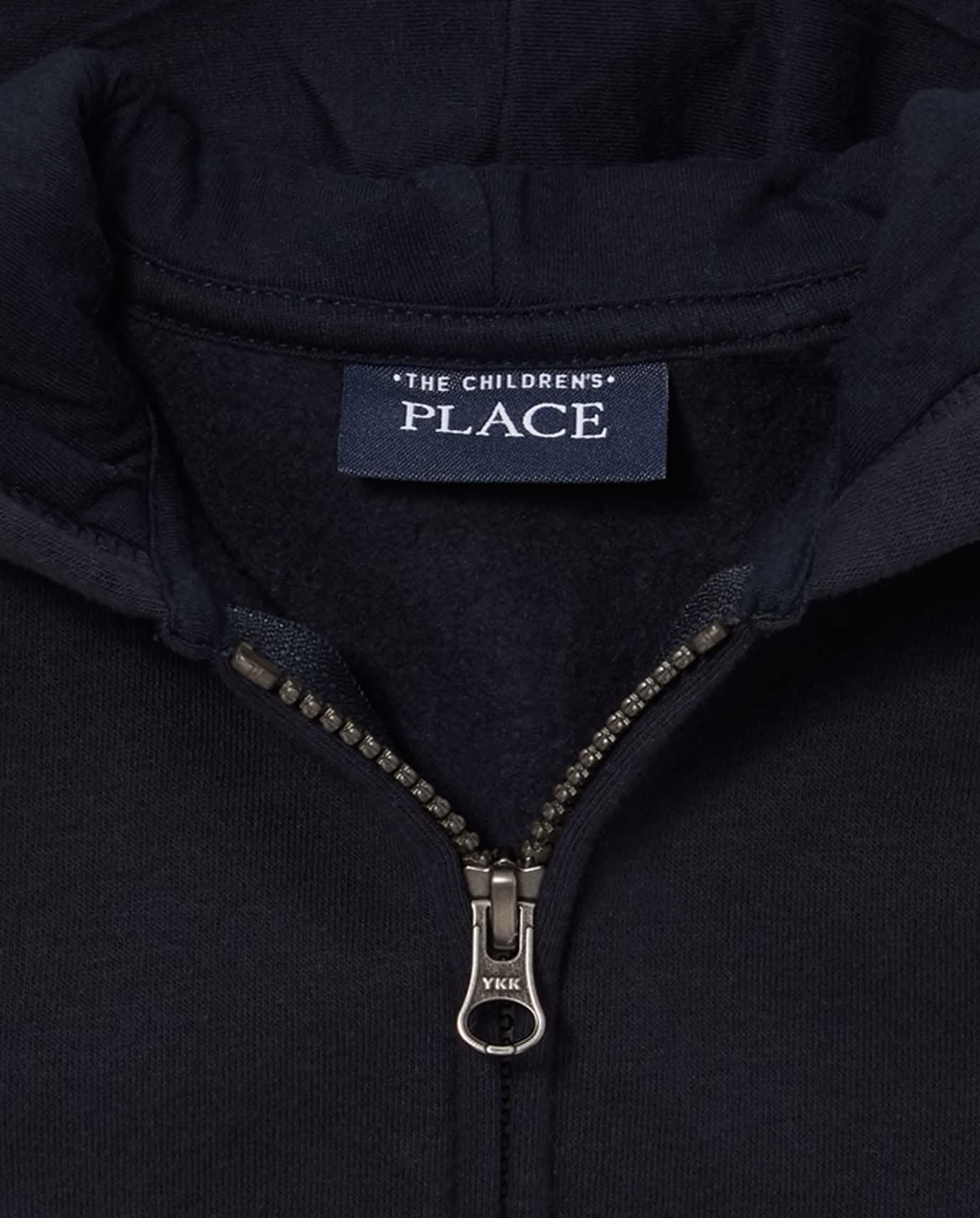 The Children's Place baby boys Gym Hoodie School Uniform Pullover Sweater, New Navy, 3T US