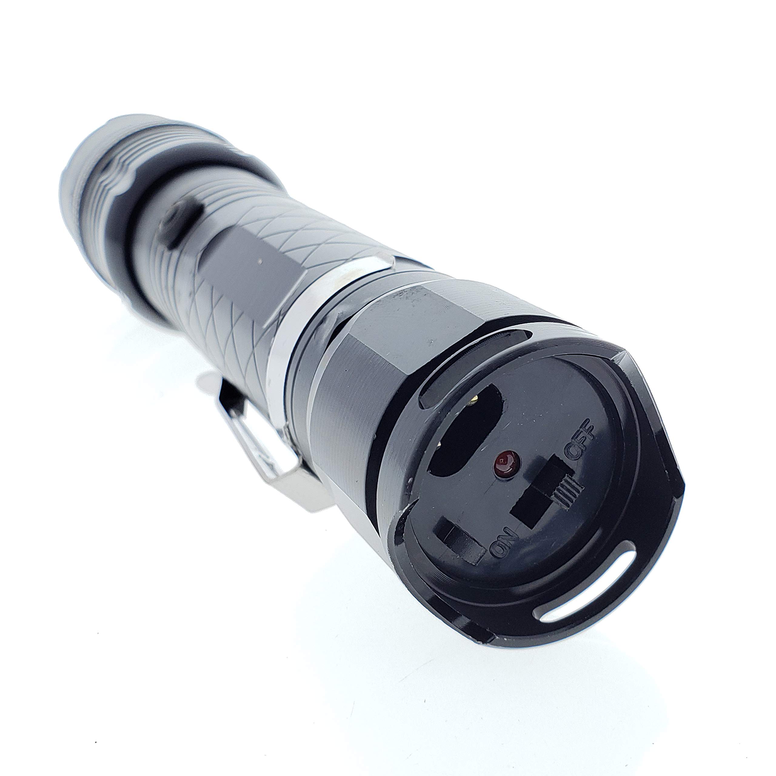 Thunder Blast 7" Heavy Duty Stun Gun LED Flashlight Rechargeable 3 Million Volts w/Nylon Sheath. for Self Defense, Personal Protection