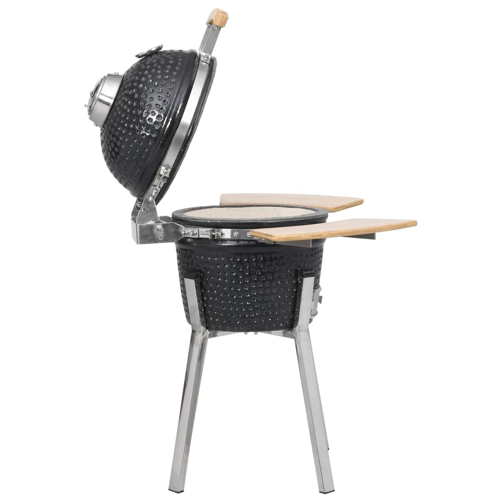 VRAXO Kamado Barbecue Grill Smoker Ceramic 31.9",Outdoor Grills-64.77lbs