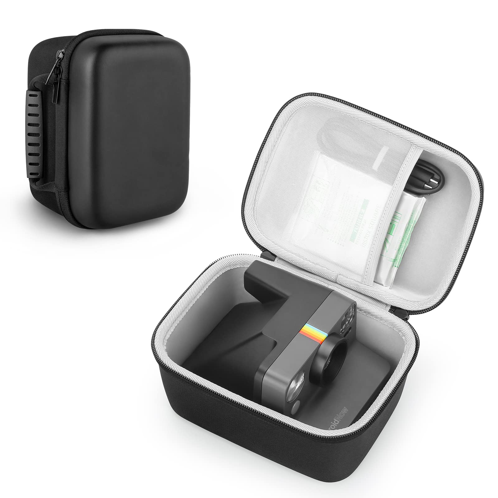 Yinke Case for Polaroid Originals Now+/ Now I-Type/Onestep 2 VF/OneStep+ Instant Camera, Hard Protective Cover Travel Carrying Storage Bag (Black)
