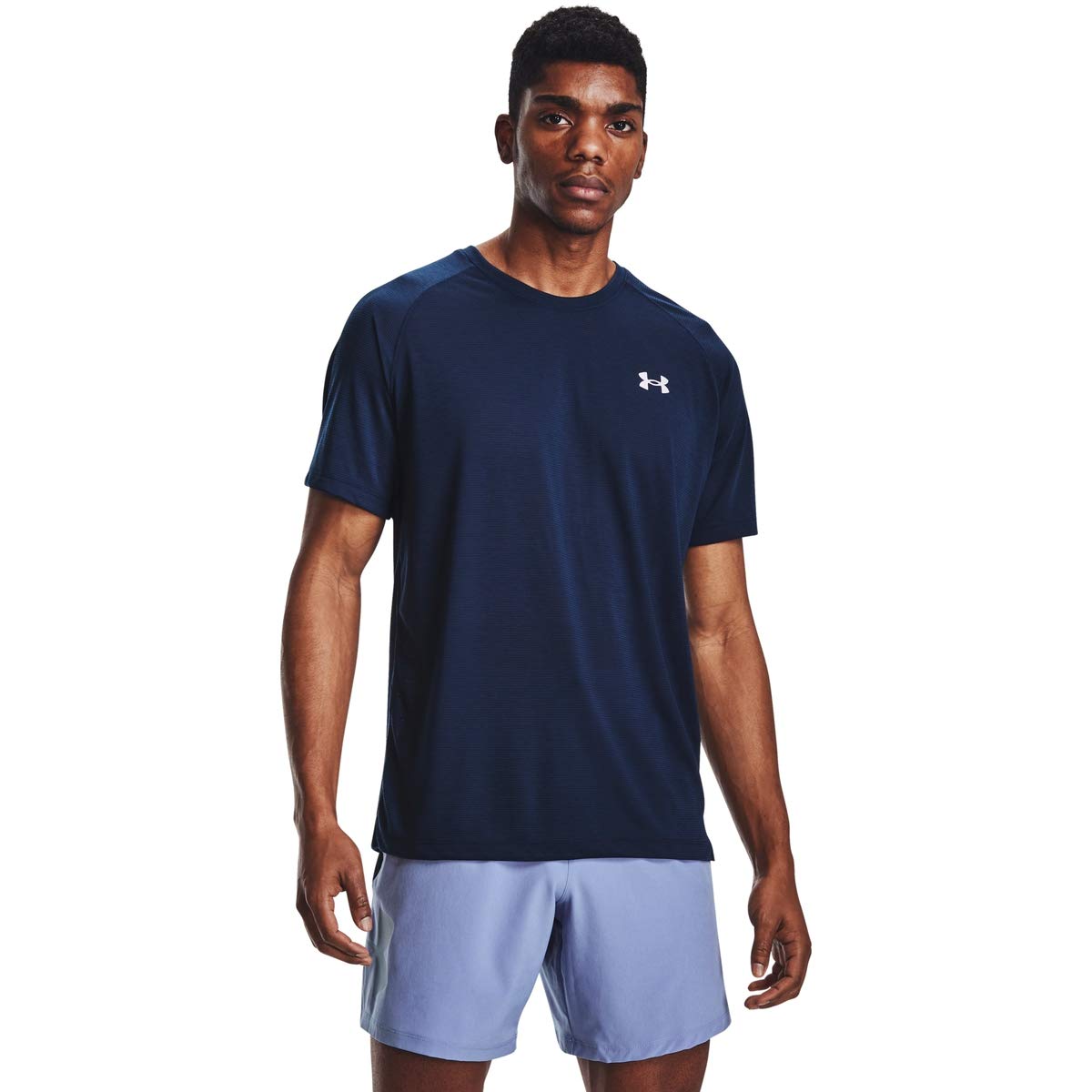 Under Armour Men's Streaker Short-Sleeve T-Shirt , Academy Blue (408)/Reflective , 3X-Large