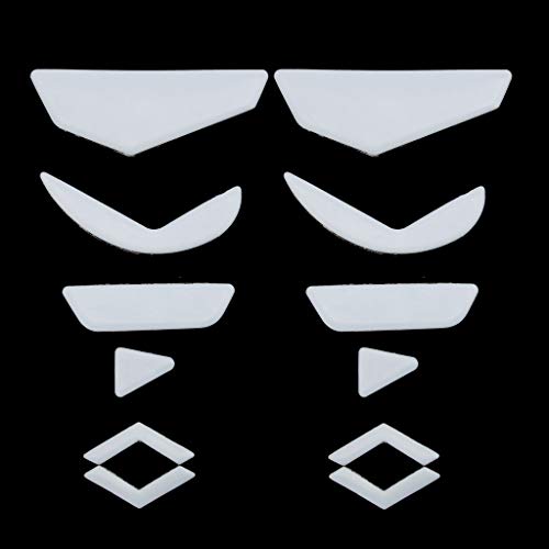 Tiger Gaming Mouse Feet,Mouse Skate for G502 Mouse White Mouse Glides Edge 2 Sets/Pack