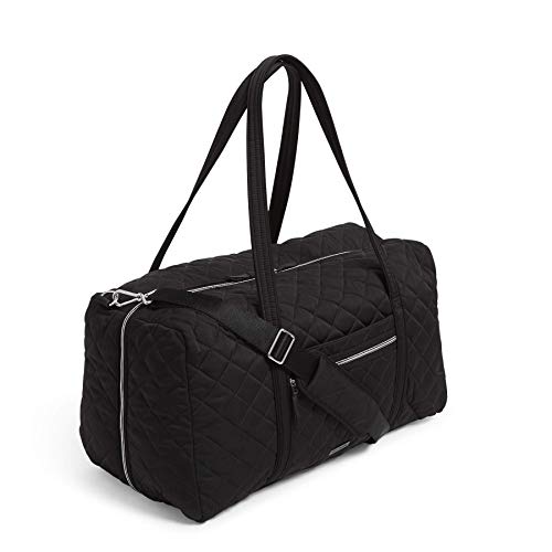 Vera Bradley Women's Performance Twill Lay Flat Travel Duffle Bag, Black, One Size