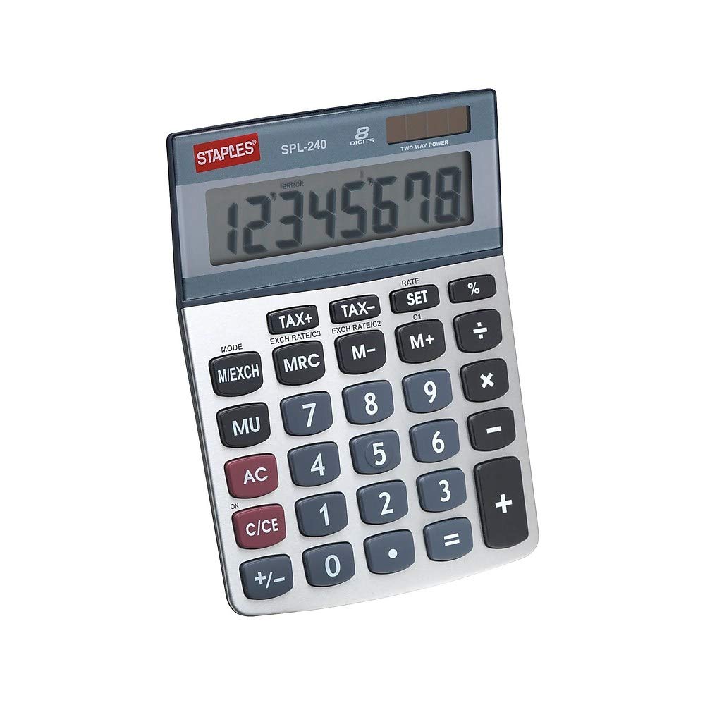 Staples 679524 Spl-240 8-Digit Display Calculator