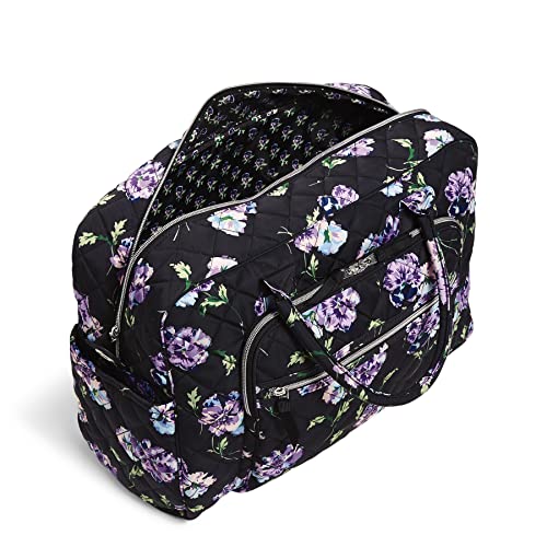Vera Bradley Women's Performance Twill Weekender Travel Bag, Floating Plum Pansies, One Size