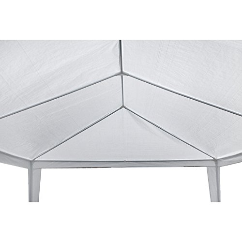 Smartxchoices 10' x 20' Outdoor White Waterproof Gazebo Canopy Tent with Removable Sidewalls Windows Heavy Duty Tent for Party Wedding Events Beach BBQ…
