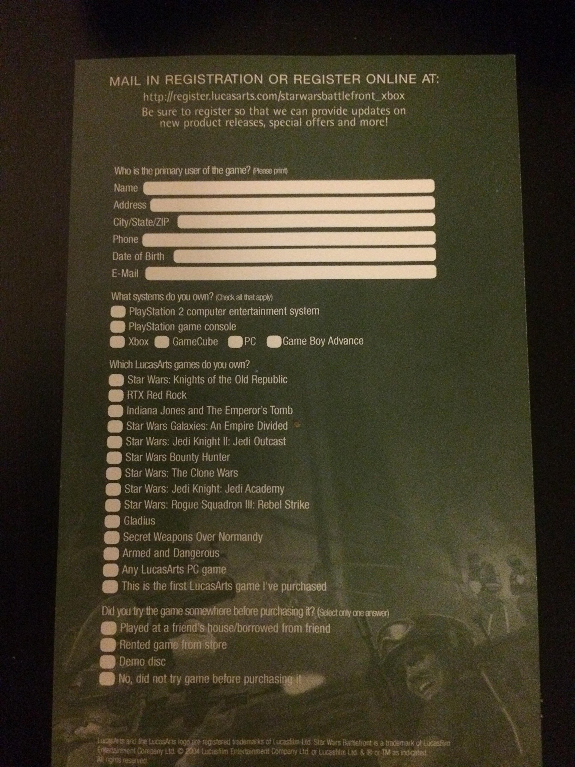 Star Wars Battlefront - Xbox