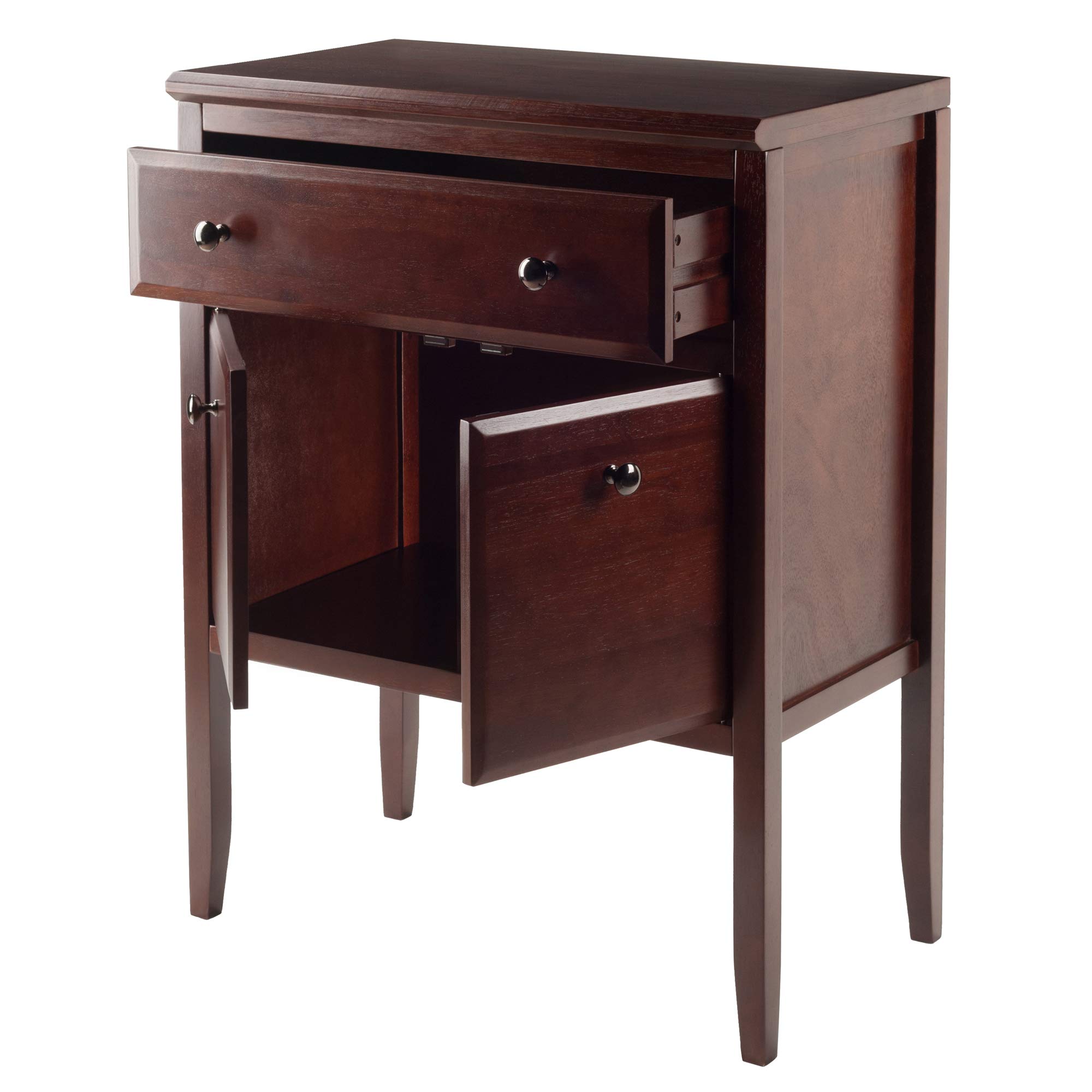 Winsome Orleans Buffet, Cappuccino, 27.56"W x 35.43"H x 16.34"D