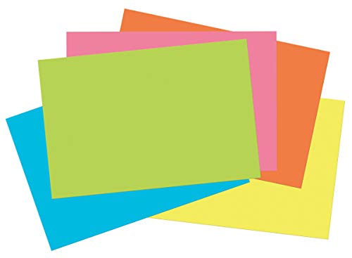 Tru-Ray Heavyweight Construction Paper, Hot Assorted Colors, 12" x 18", 50 Sheets