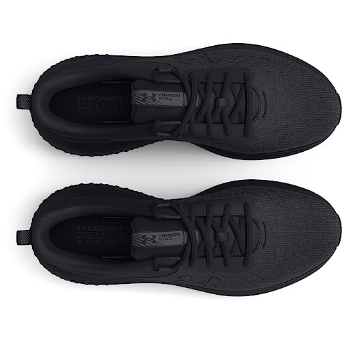 Under Armour Men's Charged Revitalize, (002) Black/Black/Black, 10.5, US