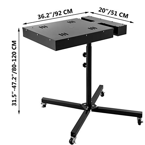 VEVOR Flash Dryer 18x24Inch Flash Dryer for Screen Printing Temperature Control Box Silk Screen Dryer 2000W Adjustable Stand T-Shirt Curing Machine